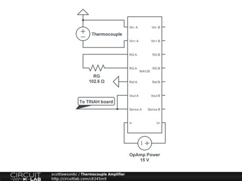 Thermocouple Amplifier CircuitLab