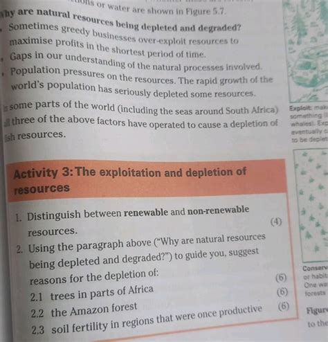 Thy Are Natural Resources Being Depleted And StudyX