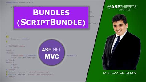 Using Bundles Scriptbundle In Aspnet Mvc Razor Youtube