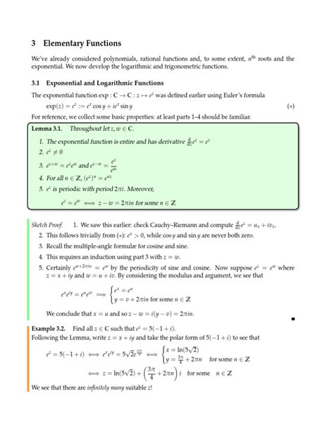complex log pdf logarithm trigonometric functions