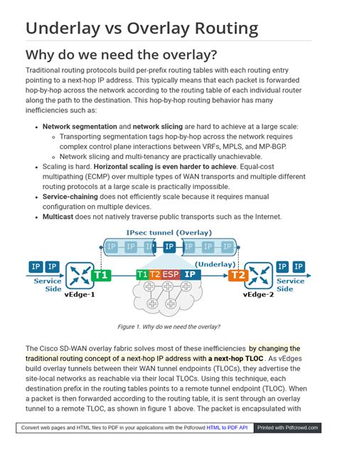 31 Underlay Vs Overlay Routing Pdf Computer Network Routing