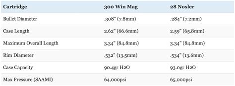 28 Nosler Vs 300 Win Mag Review And Comparison