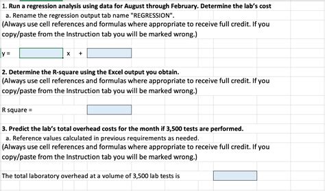 Solved 1 Run A Regression Analysis Using Data For August Chegg