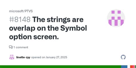 The Strings Are Overlap On The Symbol Option Screen · Issue 8148