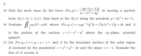 Solved This Is A Question From Multivariable