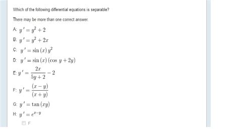 Difference Between Separable And Linear Differentials Mathematics