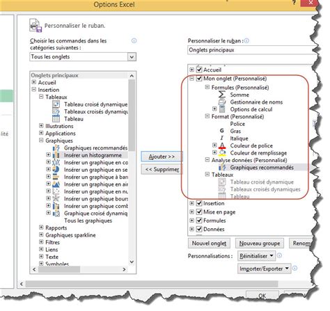 Astuce Excel Comment Créer Son Propre Menu Dans Le Ruban Excel 2013 Tss Performance A