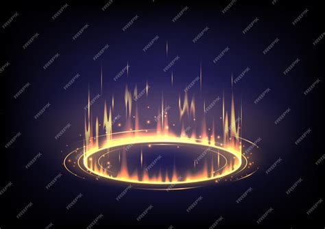 제품 디스플레이 및 표시 Gui 및 Ui 가상 현실 포털 및 홀로그램 과학 미래형 공상 과학 디지털 하이테크 빛나는 Hud 프로젝터 게임 판타지의 매직 게이트 텔레포트 금