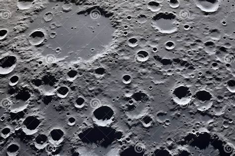 Detail Of Lunar Craters Through High Powered Telescope Stock Image Image Of Landscape Lunar