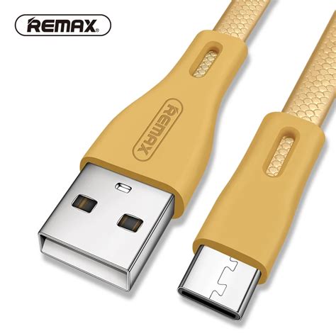 REMAX 2 1A Fast Charging USB C Data Cable Type C Charging Cable Data Transfer USB C TPE Cable 1m