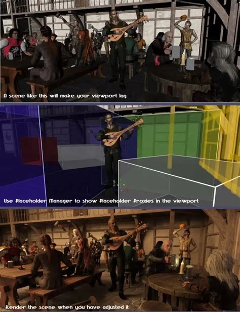 占位符管理器 Placeholder Manager 工具插件 Daz3d下载站