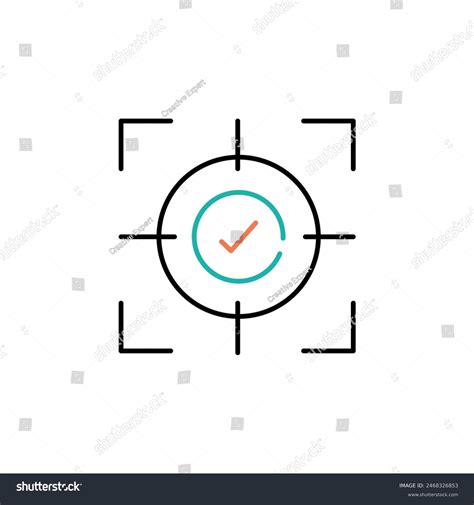 Improved Accuracy Vector Illustrtaion Icon Design Stock Vector Royalty Free 2468326853