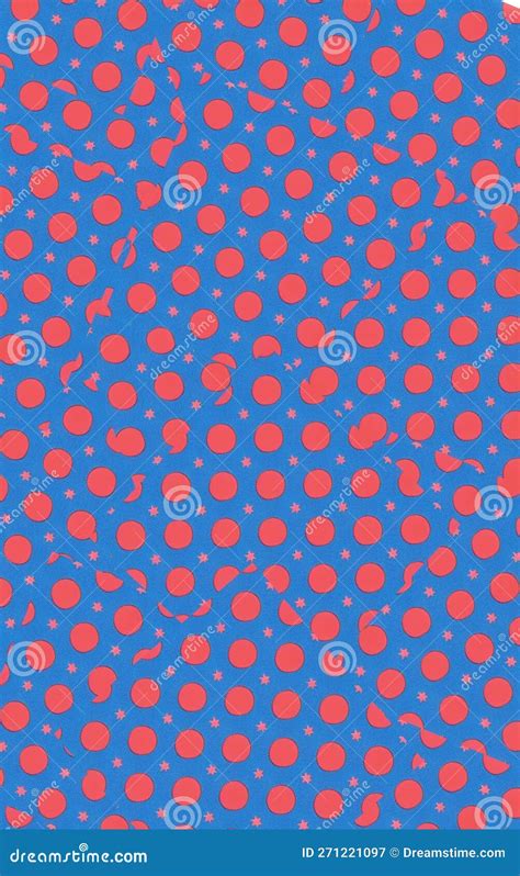 Circle Pattern Inpink And Blue Colour For Background Theme Stock Illustration Illustration Of