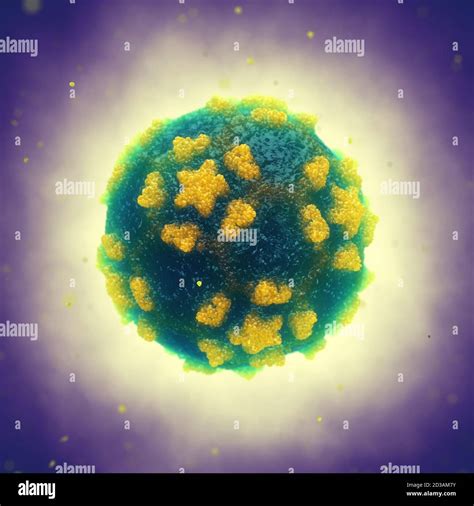 Polio Virus Under Microscope