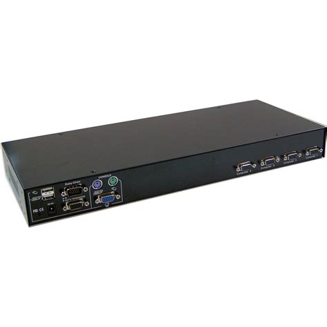 Kvm 1u Rack Usb Uniclass Ps2 Premium Vga Para 4cpu 1kvm Cablematic