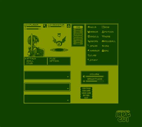 JRPG UI By LetheDiana