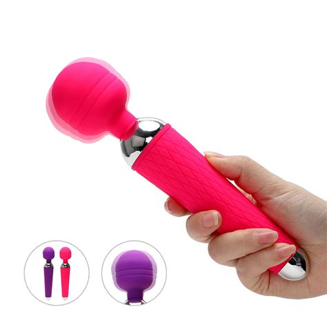 10 Speeds Rechargeable Powerful Massage Wand Vibrator For Woman Wish