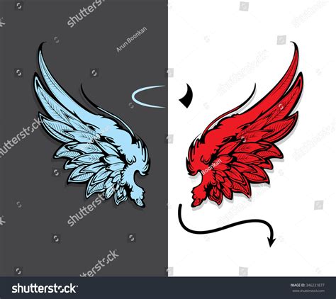 Angel And Demon Wings