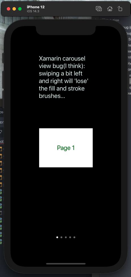 Bug Ios Brush Color Lost On Swiping · Issue 13376 · Xamarinxamarinforms · Github