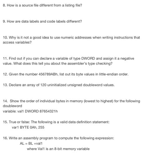 Solved How Is A Source File Different From A Listing Chegg Com