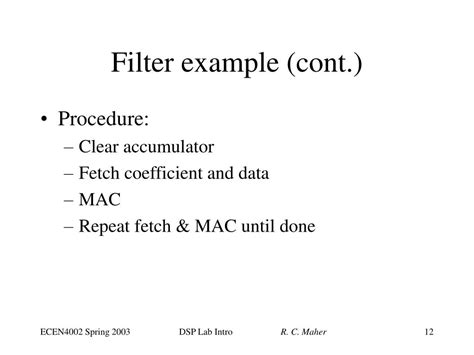 Ppt A Short Introduction To Dsp Microprocessor Architecture Powerpoint Presentation Id 3287227