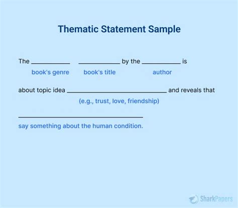 Thematic Statement Words Fully Utilize Our Thesis Theme Outlines For