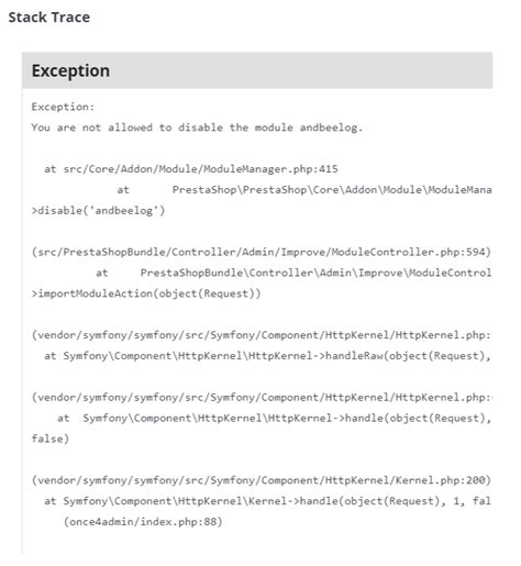 Im Not Alowed To Install A Module But I Dont Know Why Configuring And Using Prestashop