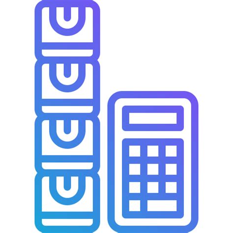 Calculation Generic Gradient Icon