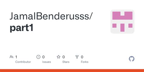 GitHub JamalBenderusss Part