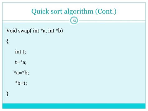 divide and conquer quick sort pptx