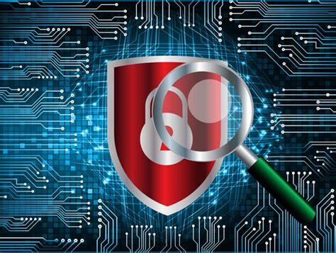 Premium Vector Closed Padlock On Digital Background Cyber Security