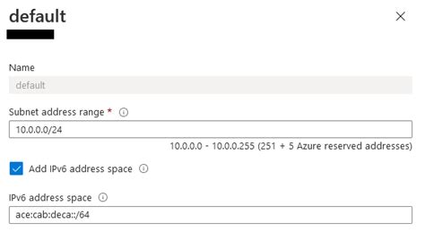 Unable To Add Ipv6 Address To Existing Azure Network Interface Server