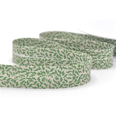 Bias Binding With Leaves Green