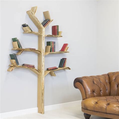 Stunning Handmade Tree Design Shelves By Bespoak Interiors Fresh