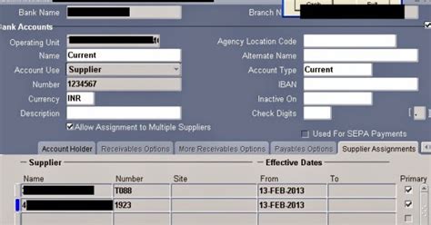 Lazzy Scientist Implementing Supplier Bank Account Approval In Oracle 11i