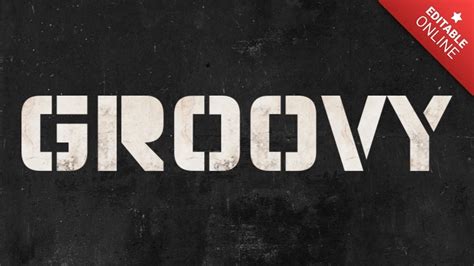 Groovy Prison Text Effect Generator