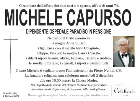 Michele Vito Capurso Agenzia Funebre Celiberti
