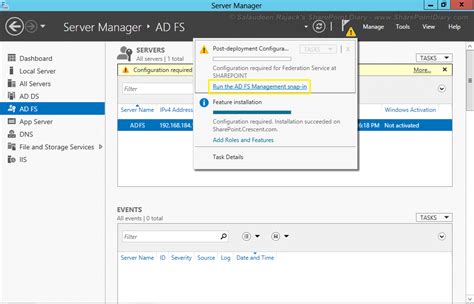 installing and configuring adfs integration with sharepoint 2013 step