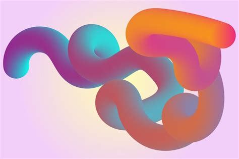 Premium Vector Soft Gradient Abstract Shapes Background