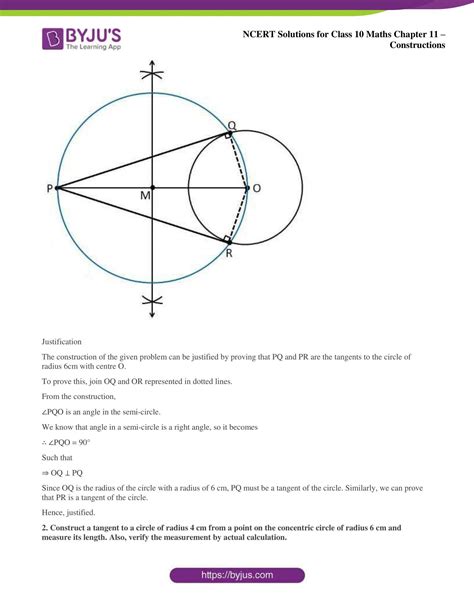Ncert Solutions For Class 10 Maths Exercise 112 Chapter 11 Constructions