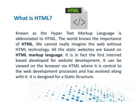 The Difference Between Html Xhtml And Html5 For Beginners Ppt