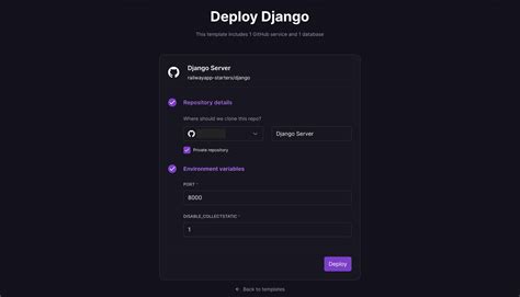 How To Deploy A Python Django App On Railway