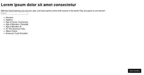 Jolly Carson E R Codesandbox