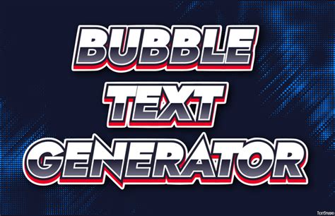 Bubble Text Generator Text Effect And Logo Design Font