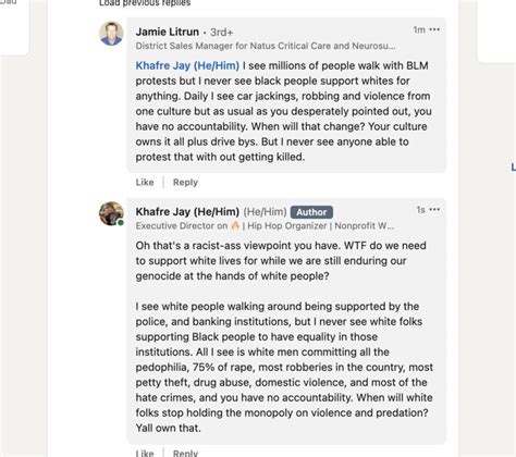 Jesse Farran On Linkedin Racist