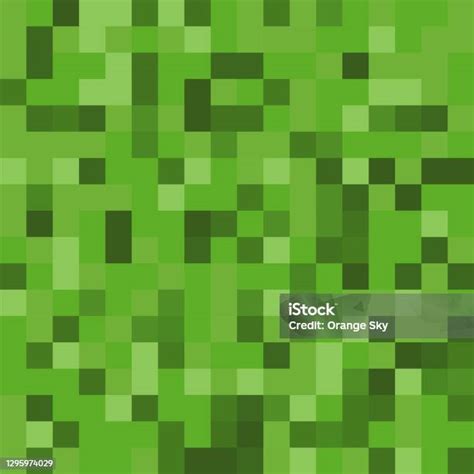 픽셀 배경입니다 게임 배경의 개념 정사각형 패턴 배경입니다 마인 크래프트 개념 벡터 그림입니다 라이트 그린 벡터 추상 질감의 다각형 배경 모자이크 처리에 대한 스톡 벡터