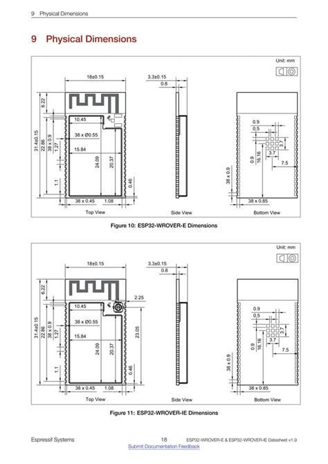 Esp32 Wrover E Esp32 Wrover Ie Datasheet En Pdf