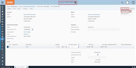 Solved Email Settings For Customer Invoice In Bydesign Sap Community