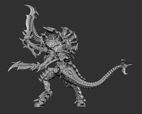 Ultrathrax Alien Space Bug Overlord Stl File For 3d Printing Etsy