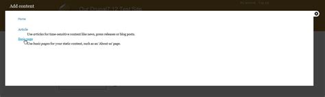 Creating A Basic Page In Drupal InMotion Hosting